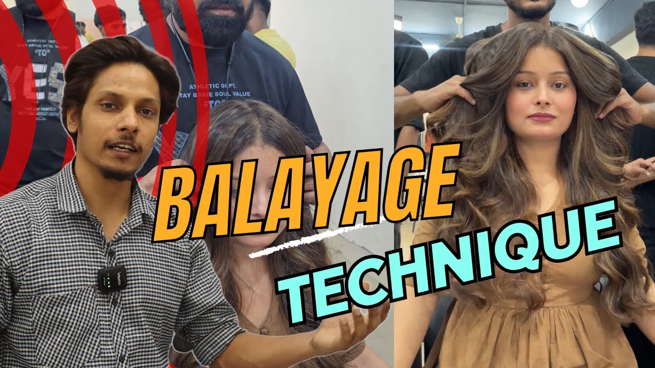 Balayage Hair Color Technique || How to do Balayage Hair Color ...