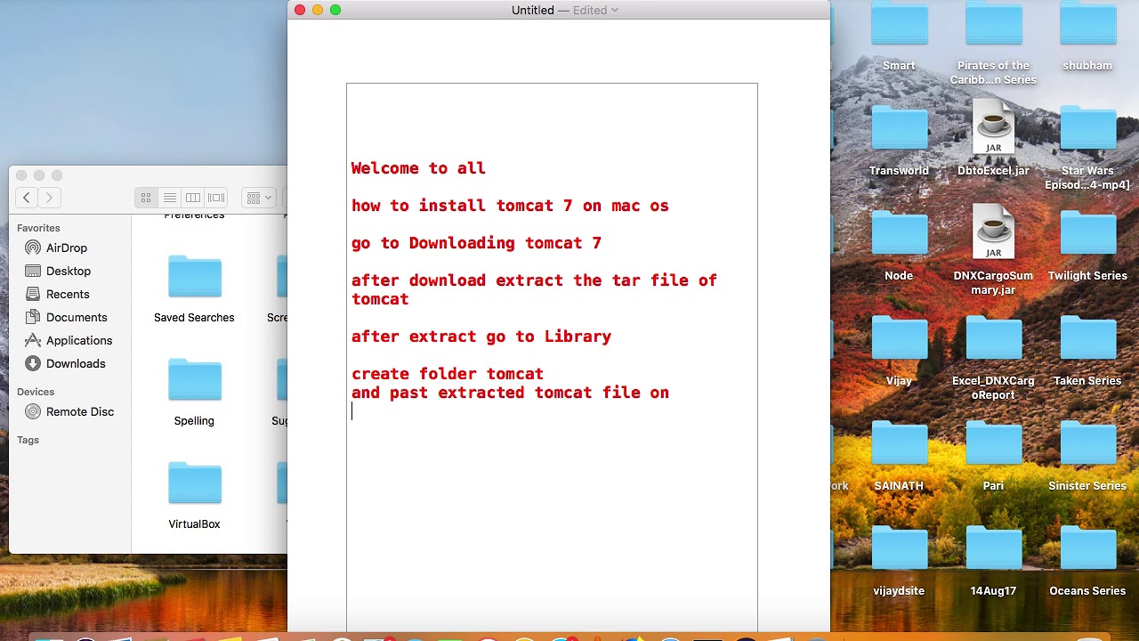 how to install tomcat on MacBook - YouTube