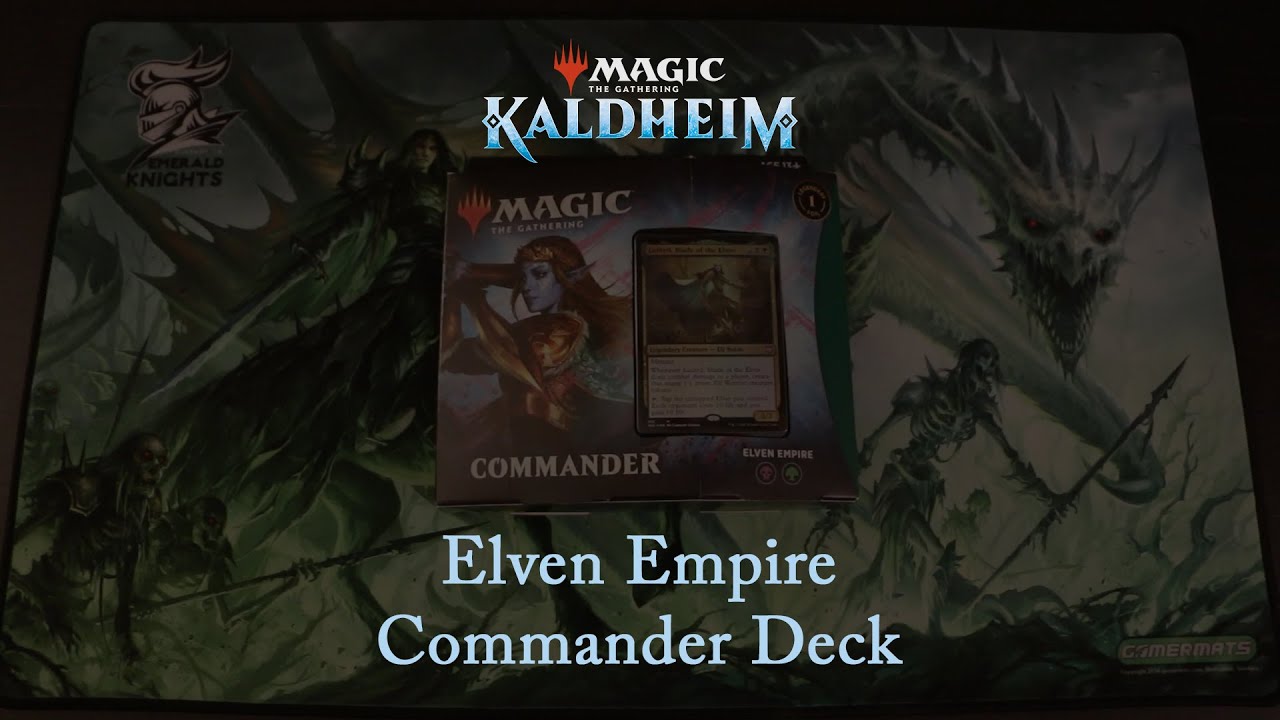 Magic: The Gathering: Kaldheim: Elven Empire Commander Deck - YouTube