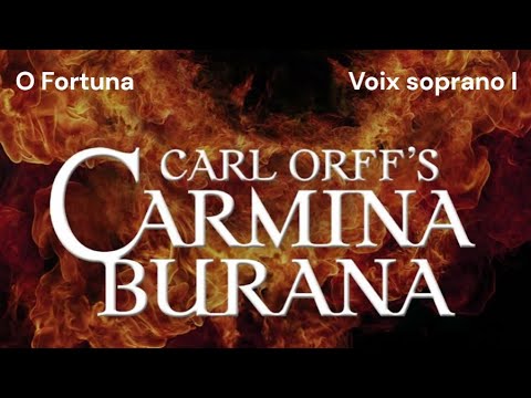 O Fortuna - Carmina Burana - C Orff - voix soprano I - YouTube