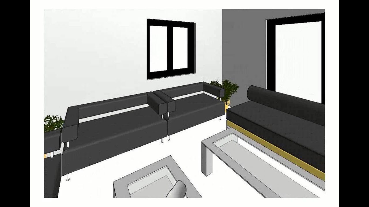 A simple 3d animated rendering Walk through in Revit Architecture - YouTube
