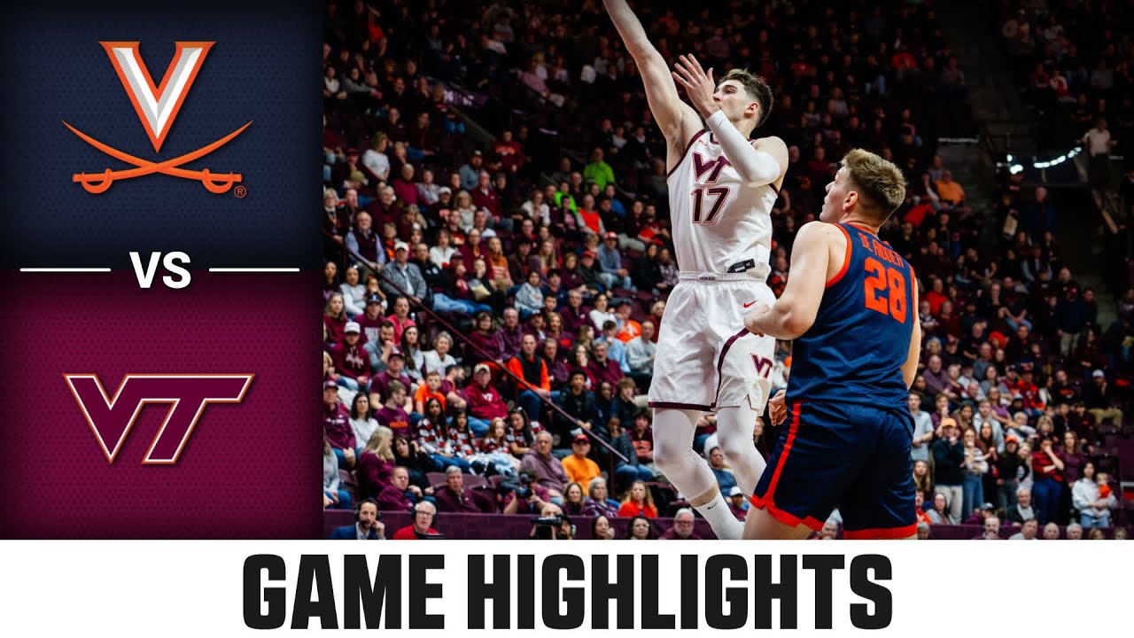 Virginia vs. Virginia Tech Game Highlights | 2025-26 ACC Men's ...