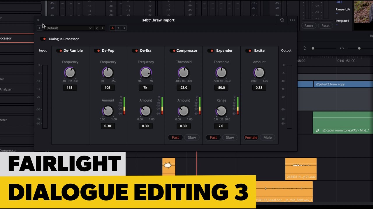 Dialogue Part 3 | Dialogue Processor, Noise Reduction & Voice Isolation ...