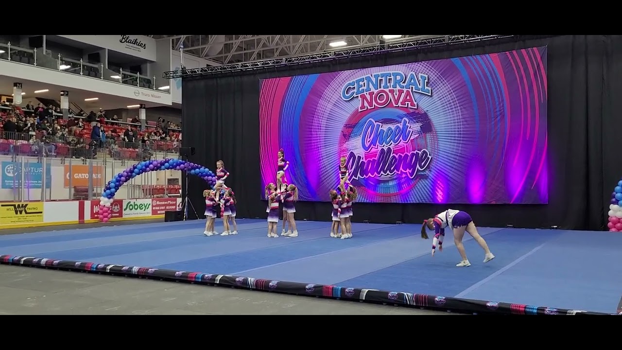 Scotia cheer all-stars Black Widow - YouTube