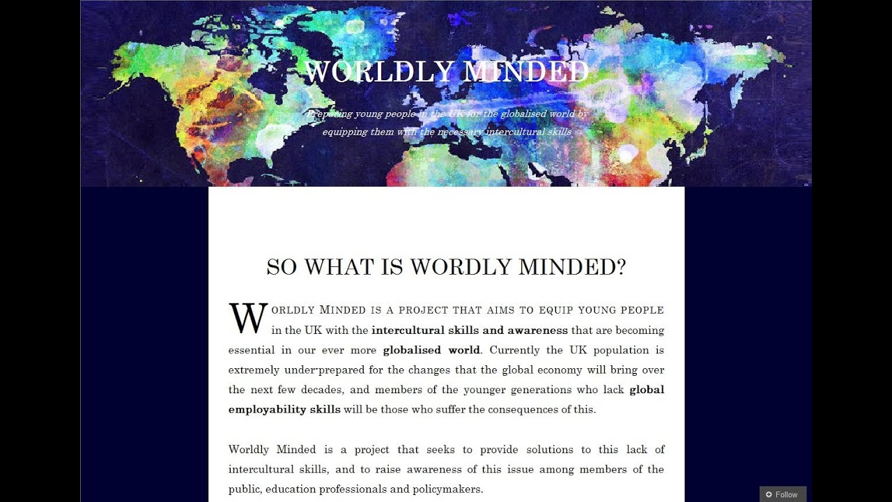 What is Worldly Minded? - YouTube
