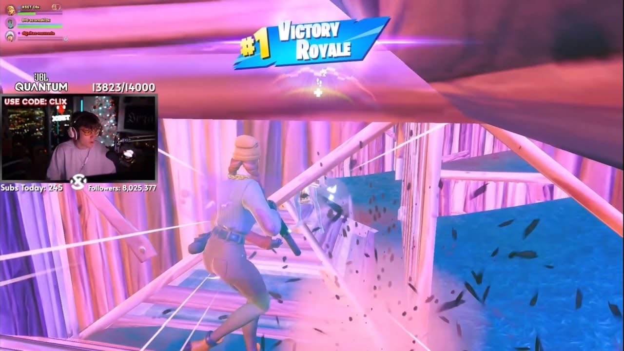 Clix Khanada Acorn Drop 40 Bomb In FNCS Divisional 2 Cup (NA-West)! - YouTube