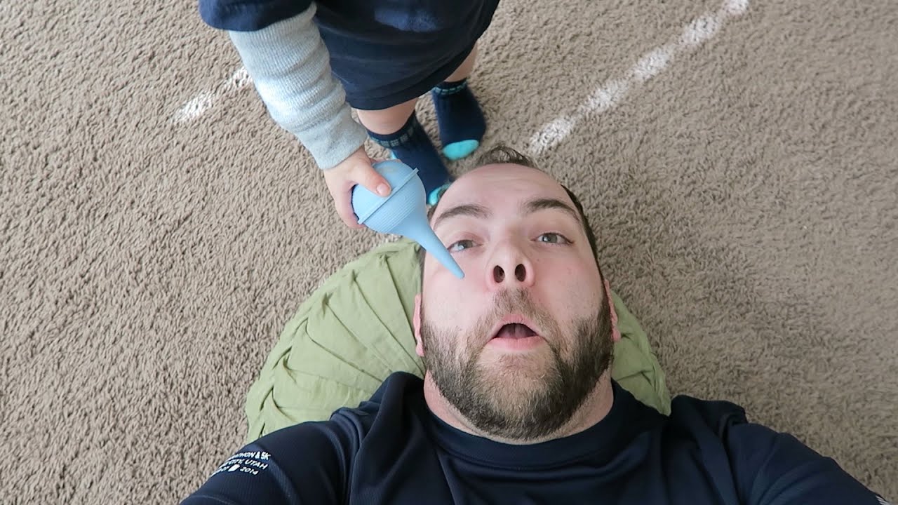Getting Daddy's Boogers (DAY 125: 3-13-15) - YouTube