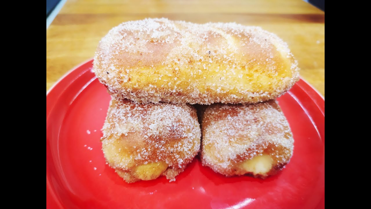 PEPITOS o XUXOS RELLENOS de CREMA PASTELERA | Súper fáciles y ...