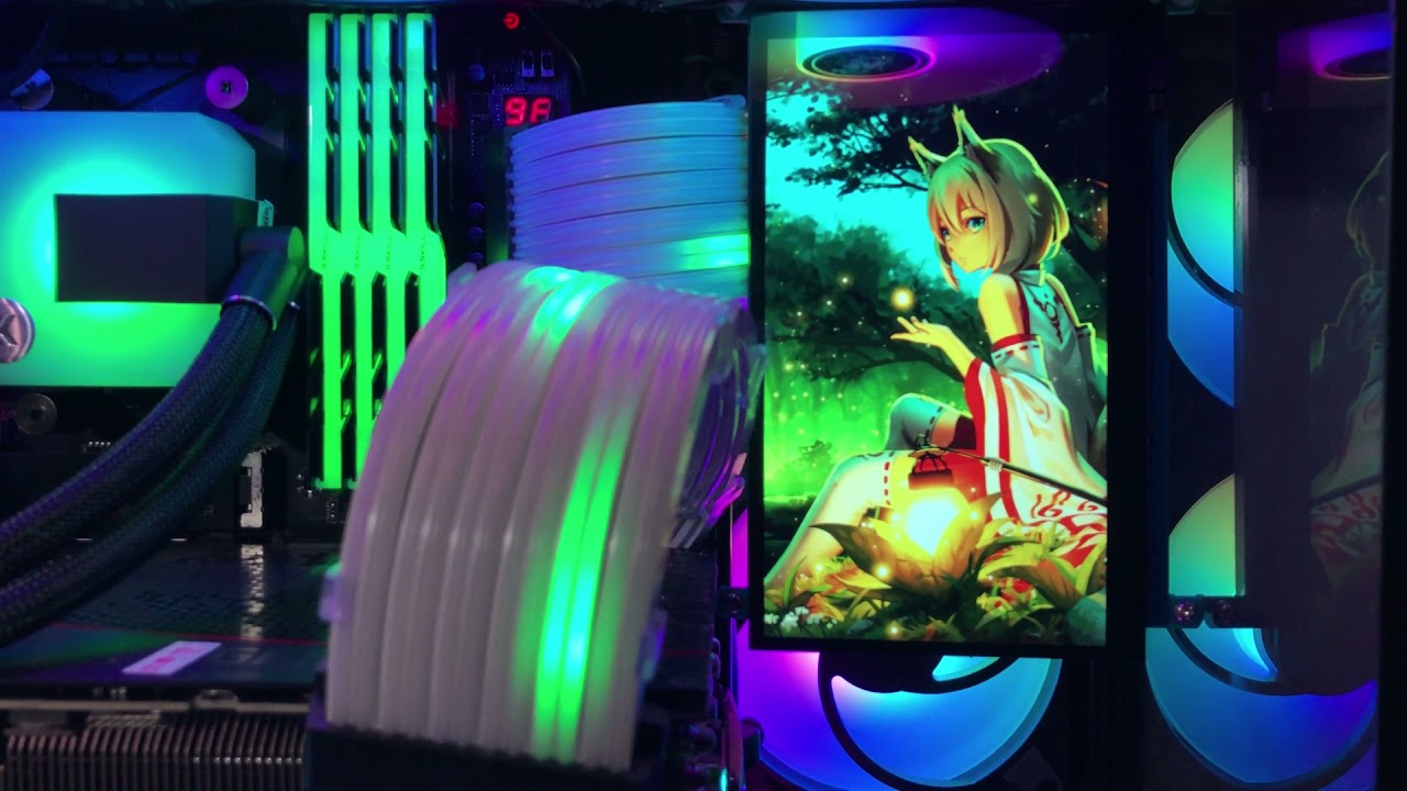 Mini monitor mod for Lian Li O11D Mini - YouTube