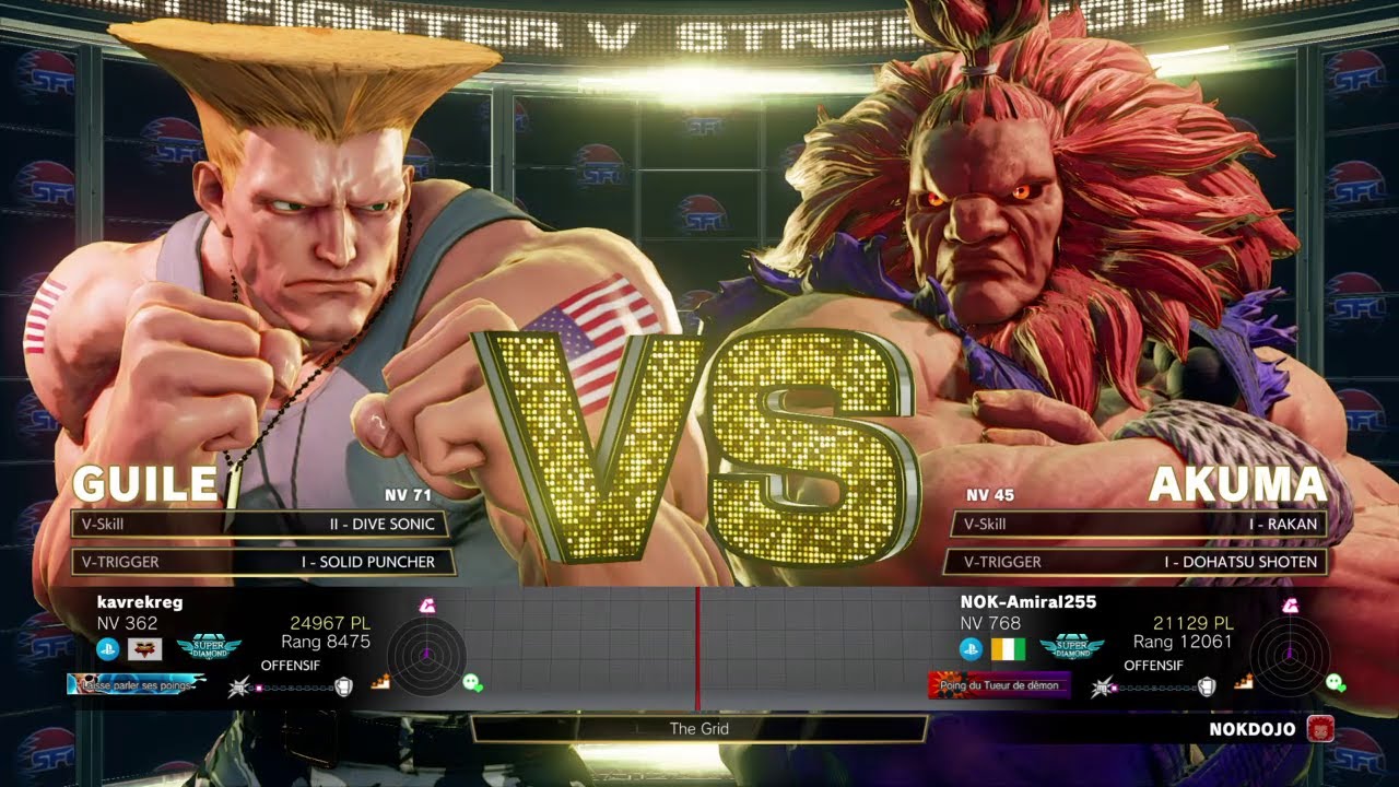 kavrekreg (guile) VS (akuma) Lord_Nok Masterz TV - YouTube