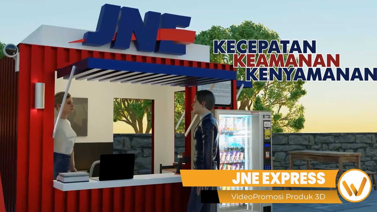 Animasi 3D JNE - YouTube