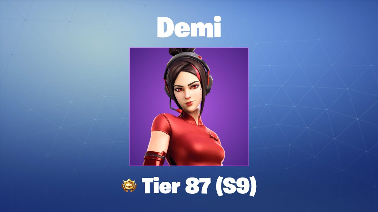 Demi | Fortnite Outfit/Skin - YouTube