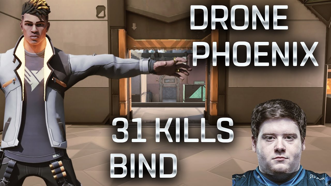 TSM DRONE - BIND - PHOENIX - 31 KILLS - VALORANT POV - YouTube