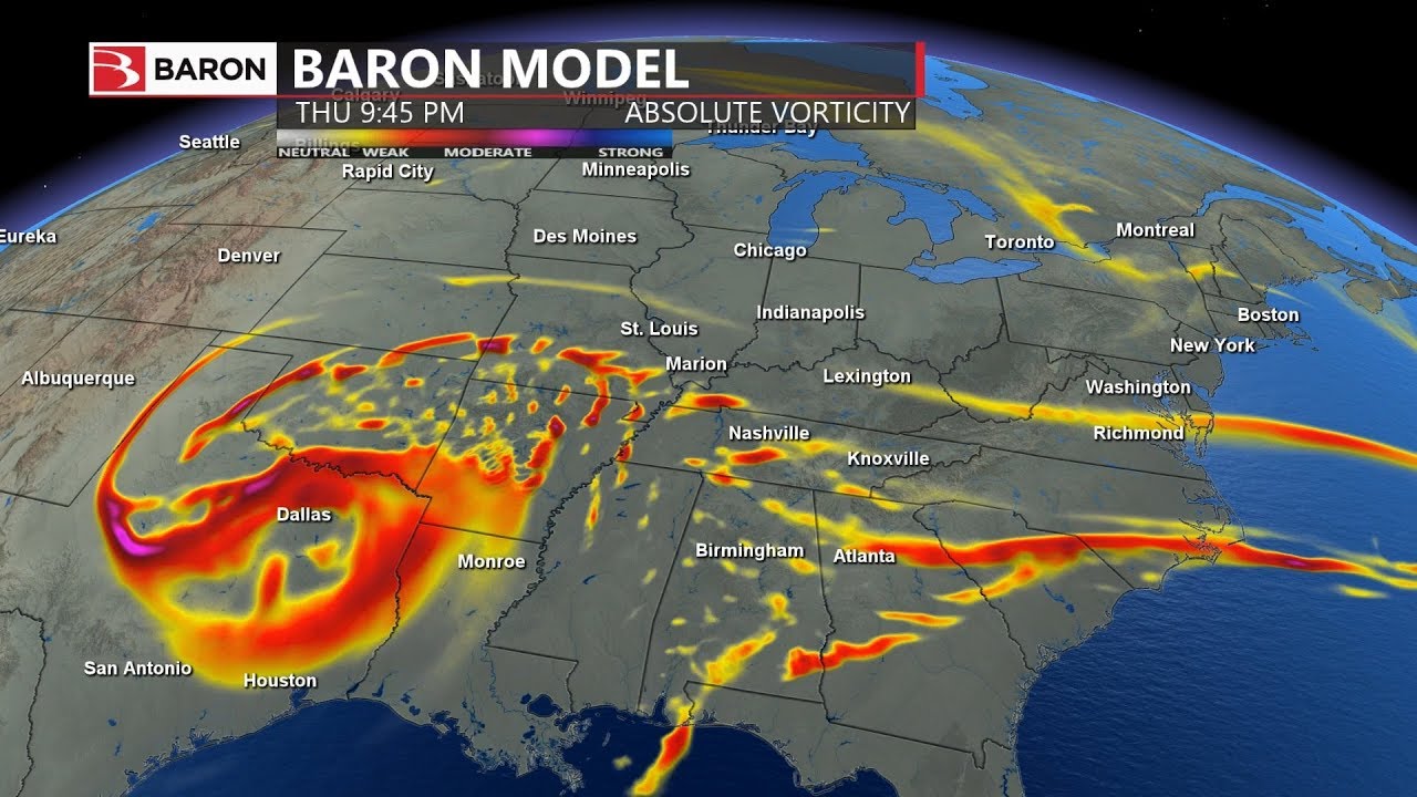 New Baron Model Release - Severe Weather Model Products - YouTube