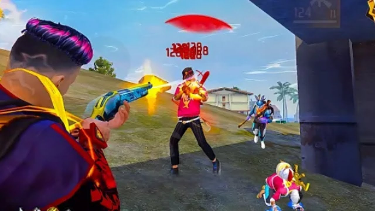 garena free fire raister vs squad . finally raister vs solo squad - YouTube