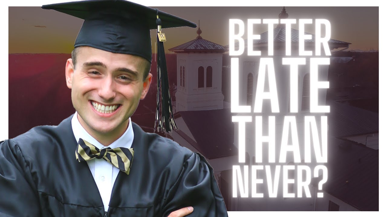 I FINALLY DID IT! | Delayed Graduation Ceremony - YouTube