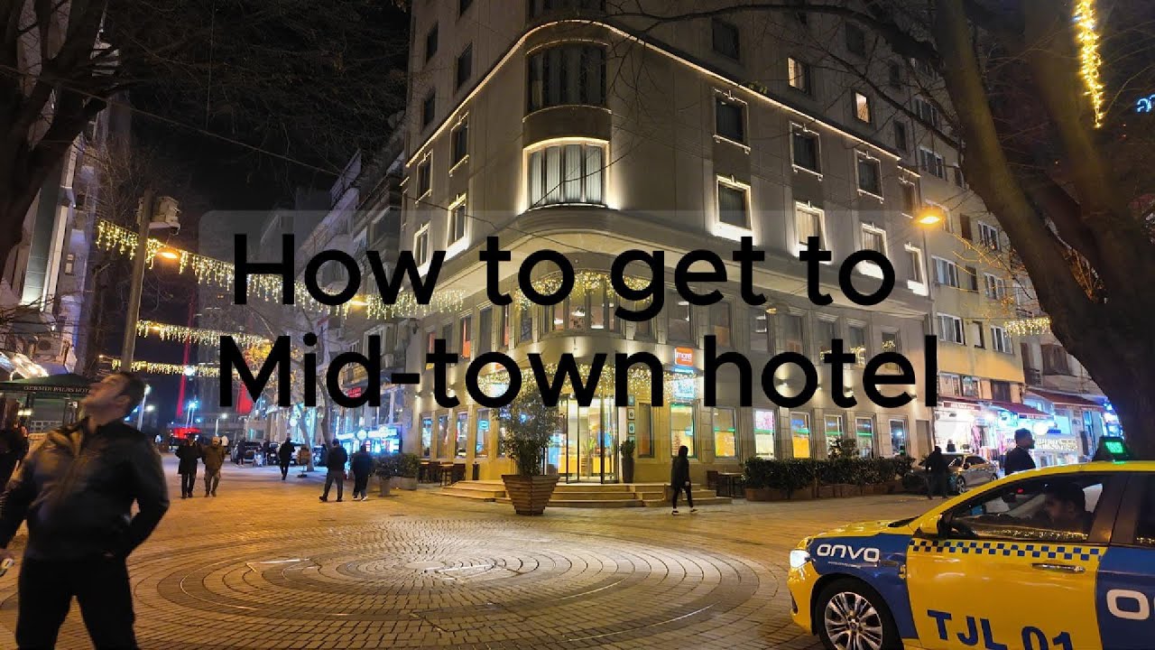 By bus from Havabus stop to Midtown hotel Istanbul (video requested by a friend) - YouTube