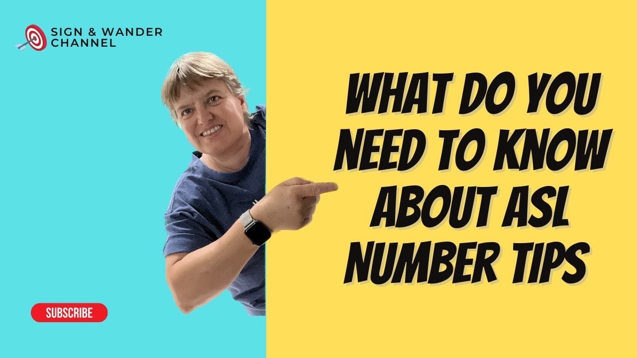 Mastering ASL Numbers: Essential Tips and Techniques - YouTube