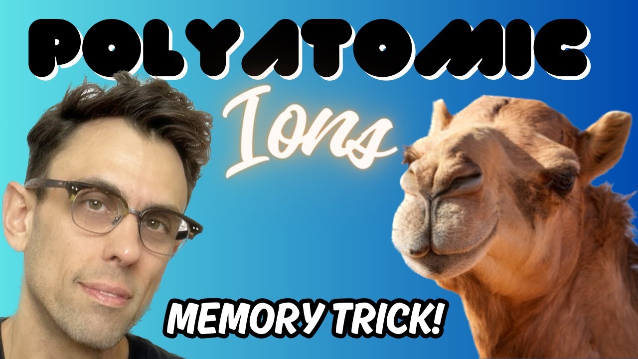Easiest Way to Memorize Polyatomic Ions with Nick the Baby Camel - YouTube