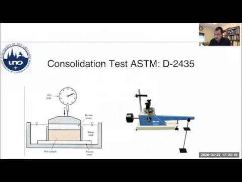 Geotechnical Engineering Testing Consolidation Test - YouTube