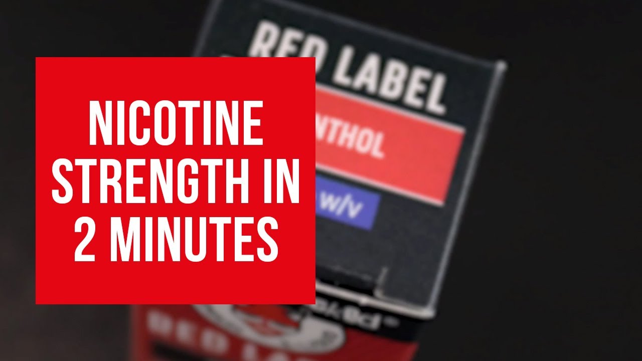 What nicotine strength should I choose in 2 minutes - YouTube