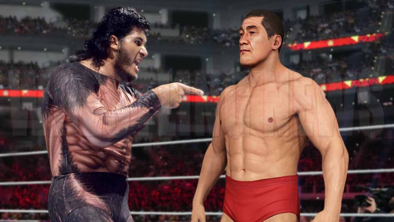 Giant Baba vs Giant Gonzalez Match Wrestling News - YouTube