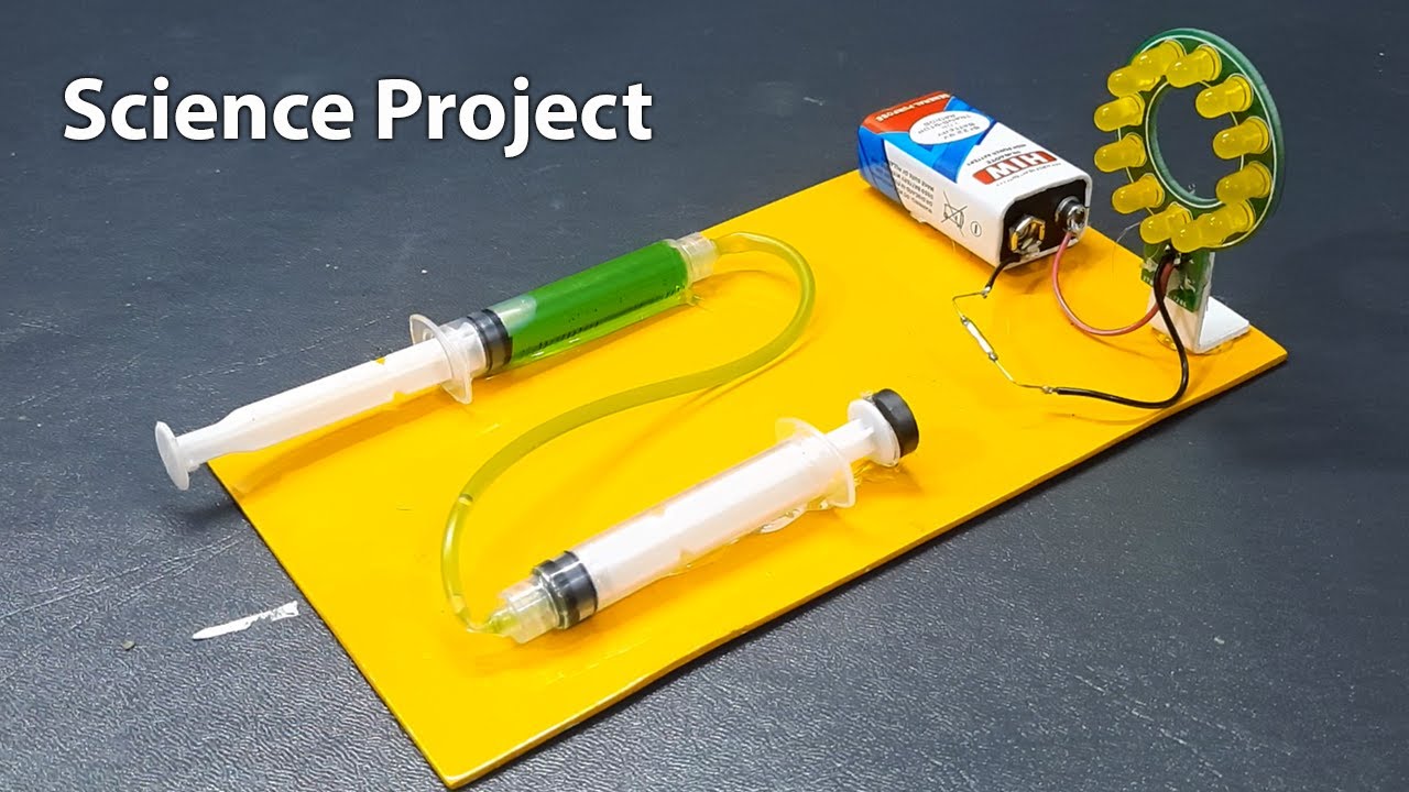 Best Science Fair Project | Electrical Science Project - YouTube