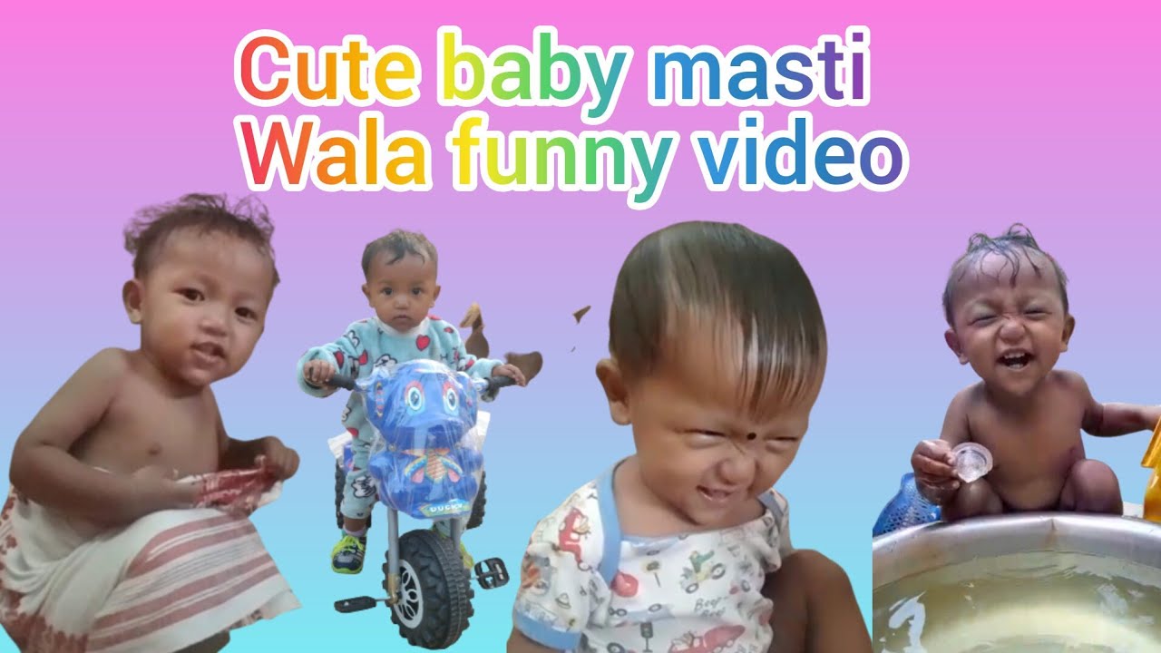 Cute baby masti // wala funny video @phitormarak6717 - YouTube