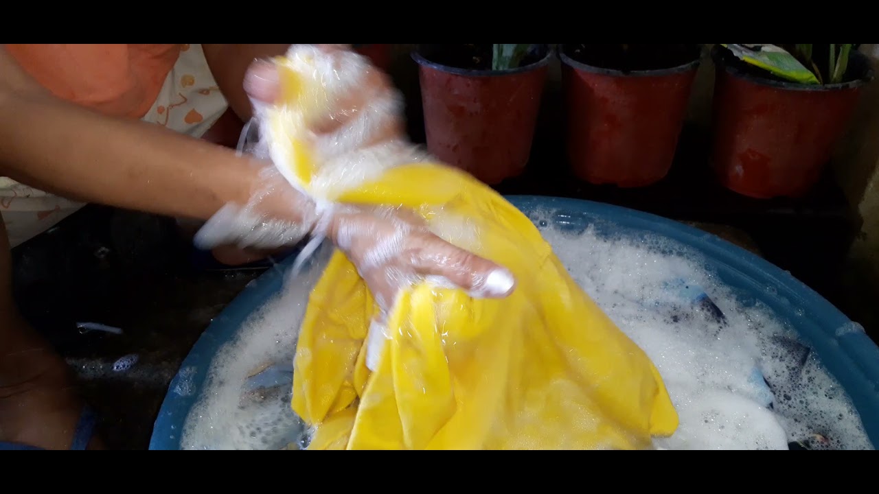 wash clothes in the philippines | no need washing machine ASMR - YouTube