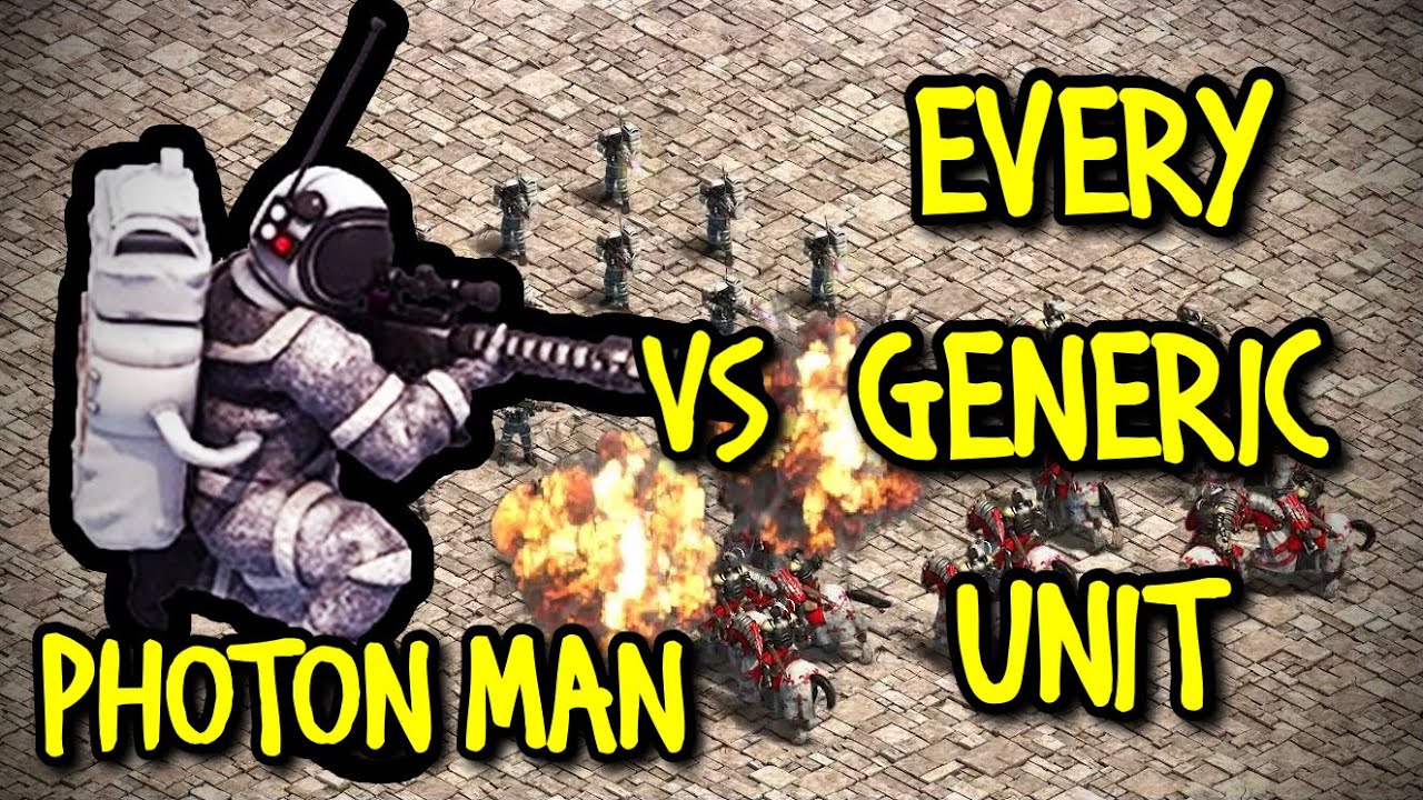 PHOTON MAN vs EVERY GENERIC UNIT | AoE II: Definitive Edition - YouTube