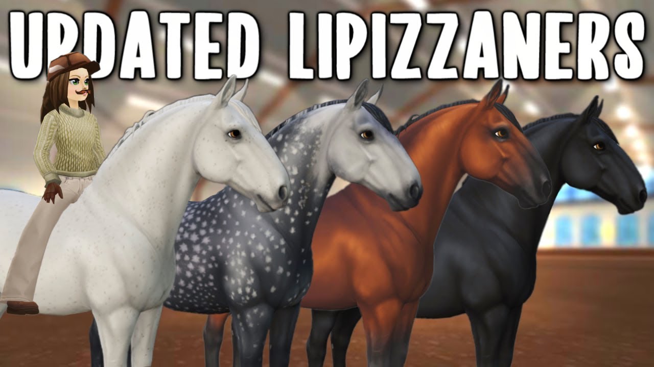 UPDATED LIPIZZANERS: ALL COATS, ANIMATIONS, GAITS, MANE & TAIL STYLES ...