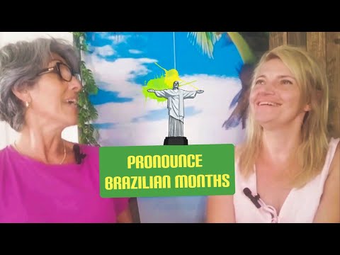 Vocabulary, months. Different Brazilian accents and dialects - YouTube