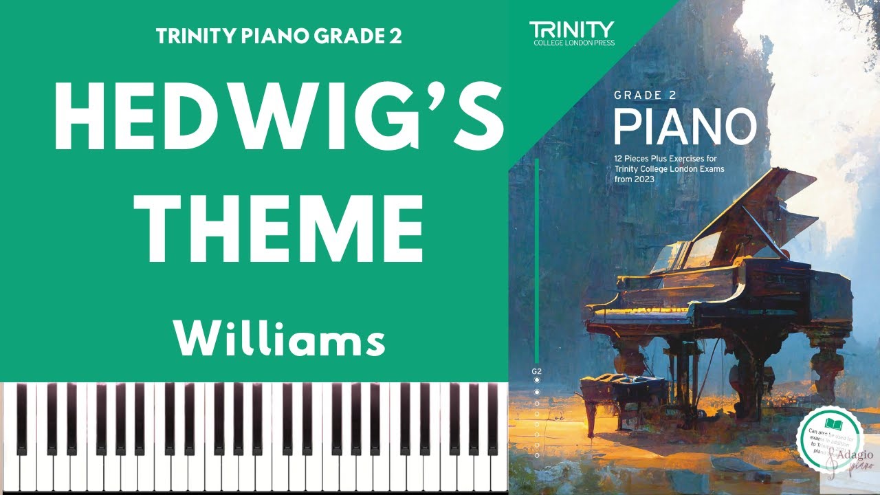 TRINITY GRADE 2 PIANO 2023 - HEDWIG'S THEME (John Williams) - YouTube
