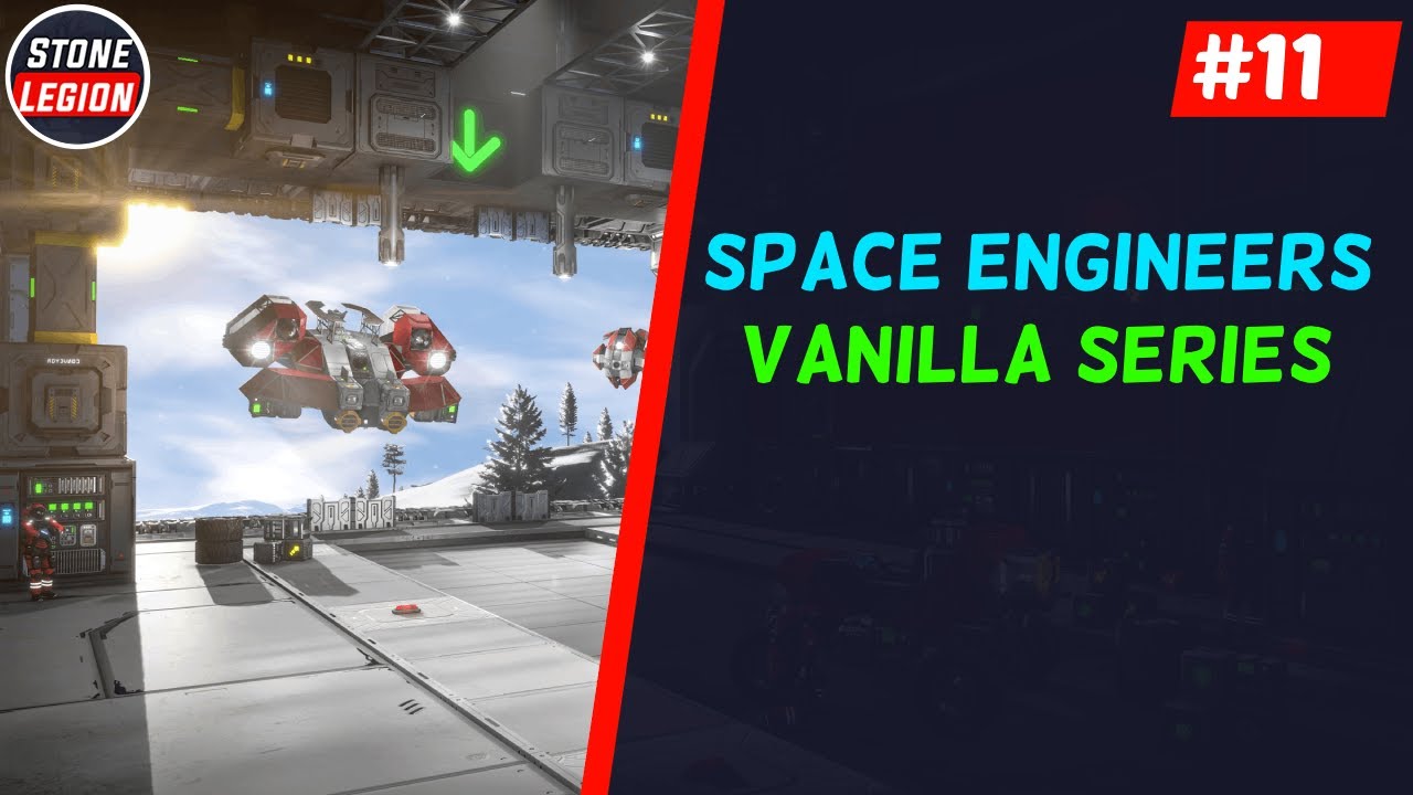 Space Engineers Vanilla - Part 11 - Upgrading Our Base with Upgrade Modules & Catwalks & More ...