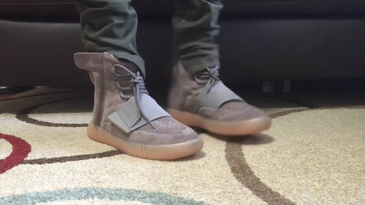 REVIEW Monica's Yeezy 750 Boost 'Grey Gum' with On Feet from ...