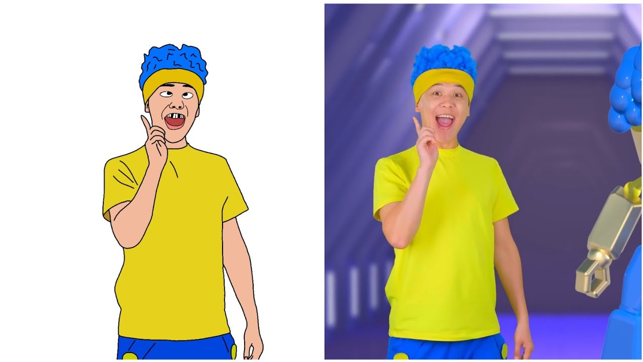 Robot Cha-Cha Robot Chicky Robot Boom-Boom & Robot Lya-Lya Drawing Meme ...