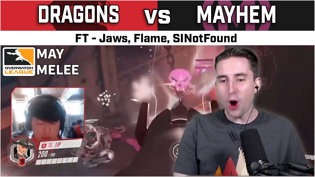 OWL May Melee Companion Stream: Dragons vs Mayhem - ft Jaws, Flame ...
