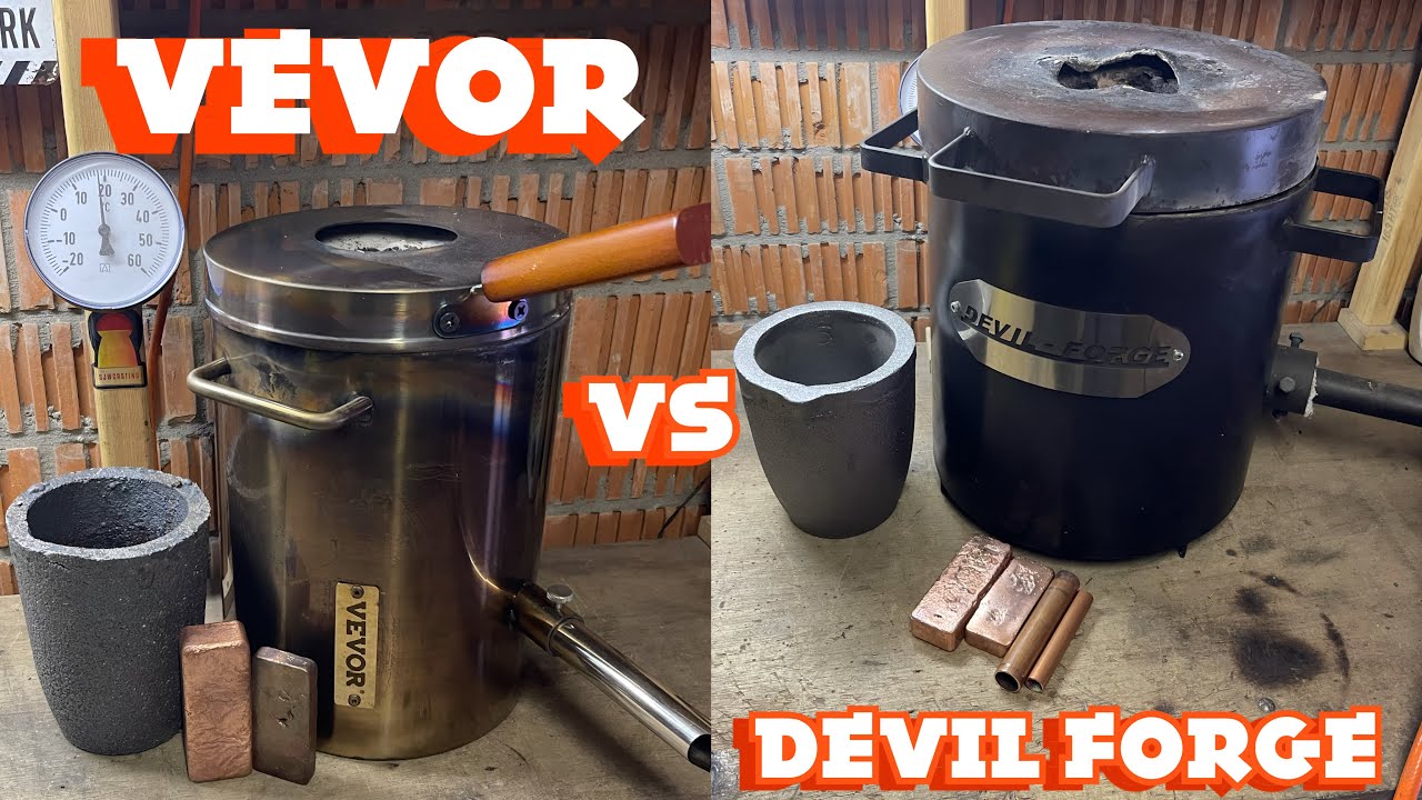 VEVOR 🆚 DEVIL FORGE : WHICH IS BETTER⁉️ #belgium #copper #melting # ...