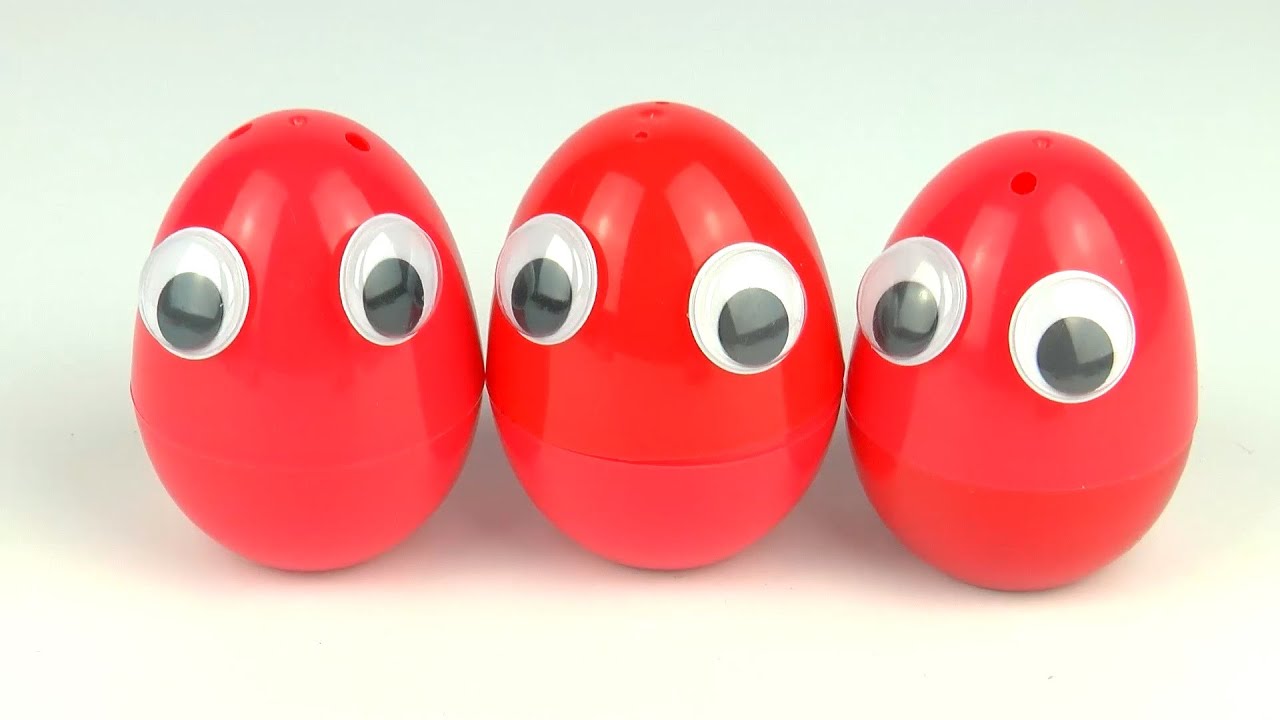 Surprise Eggs Smurfs Smeshariki Animal Planet Toys Googly Eyes - YouTube