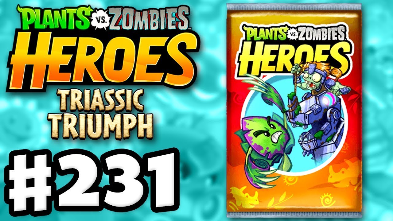 TRIASSIC TRIUMPH! 50 New Cards! - Plants vs. Zombies: Heroes - Gameplay ...