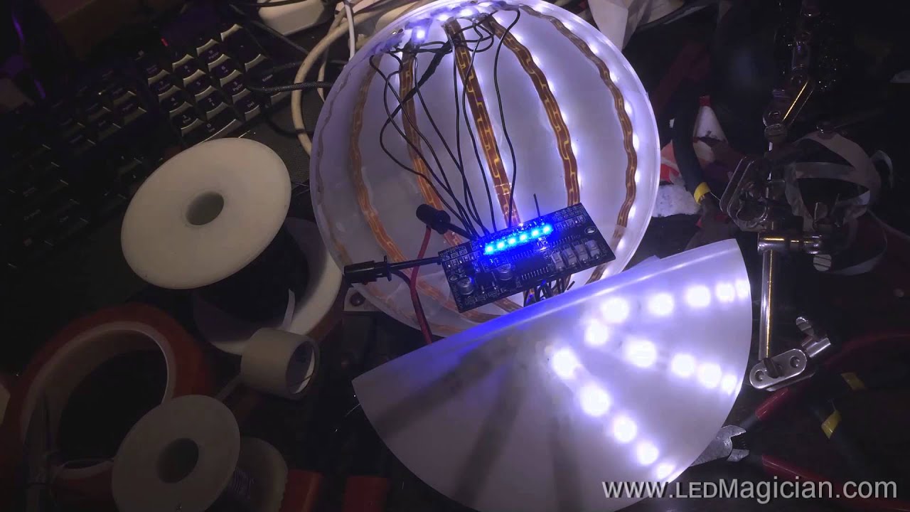 Animated LED Ball - DIY Project - YouTube
