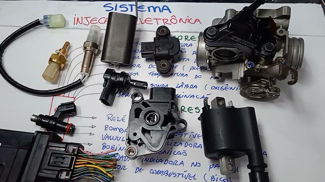 Como interpretar os SENSORES e ATUADORES nos manuais técnicos? - YouTube