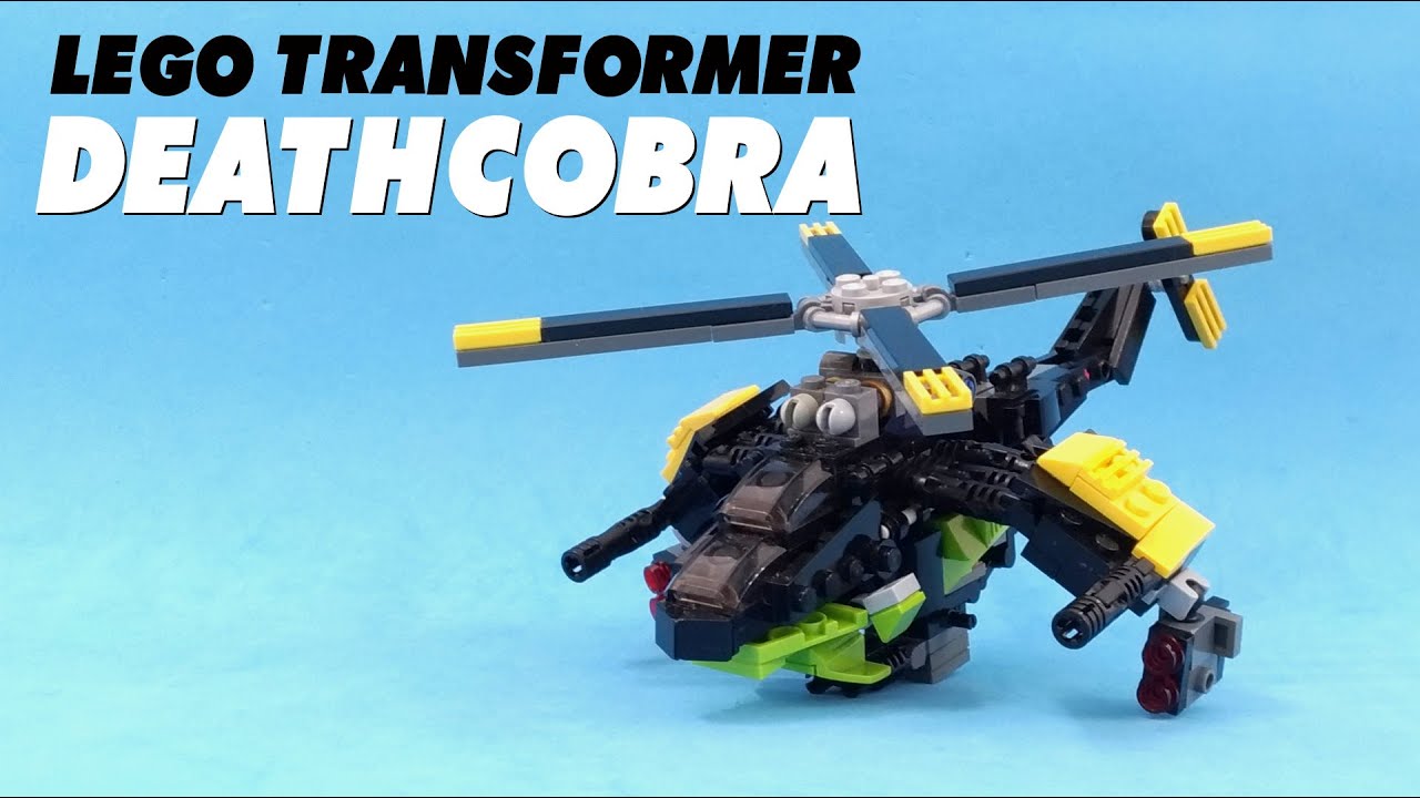 Transformer Liokaiser using LEGO, Part 7: Deathcobra the apache ...
