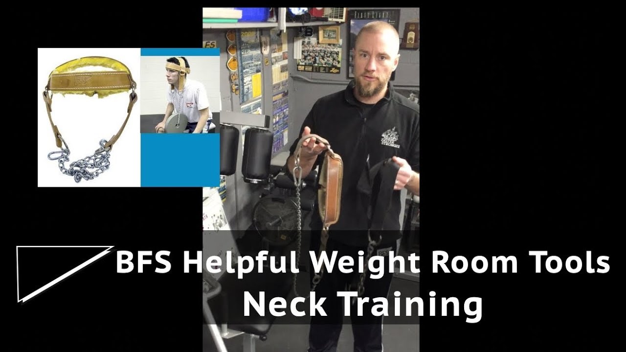 BFS Helpful Weight Room Tools: Neck Training - YouTube
