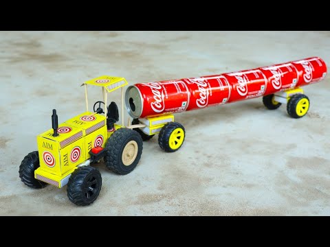 How To Make World Longest Matchbox Tanker Tractor | Diy Tractor Trolley ...