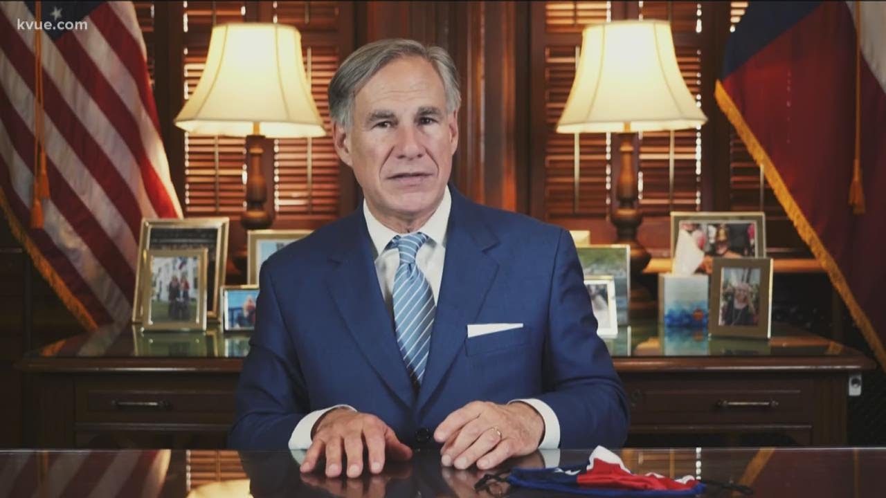 Texas. Gov. Greg Abbott issues statewide mask order as COVID-19 cases ...