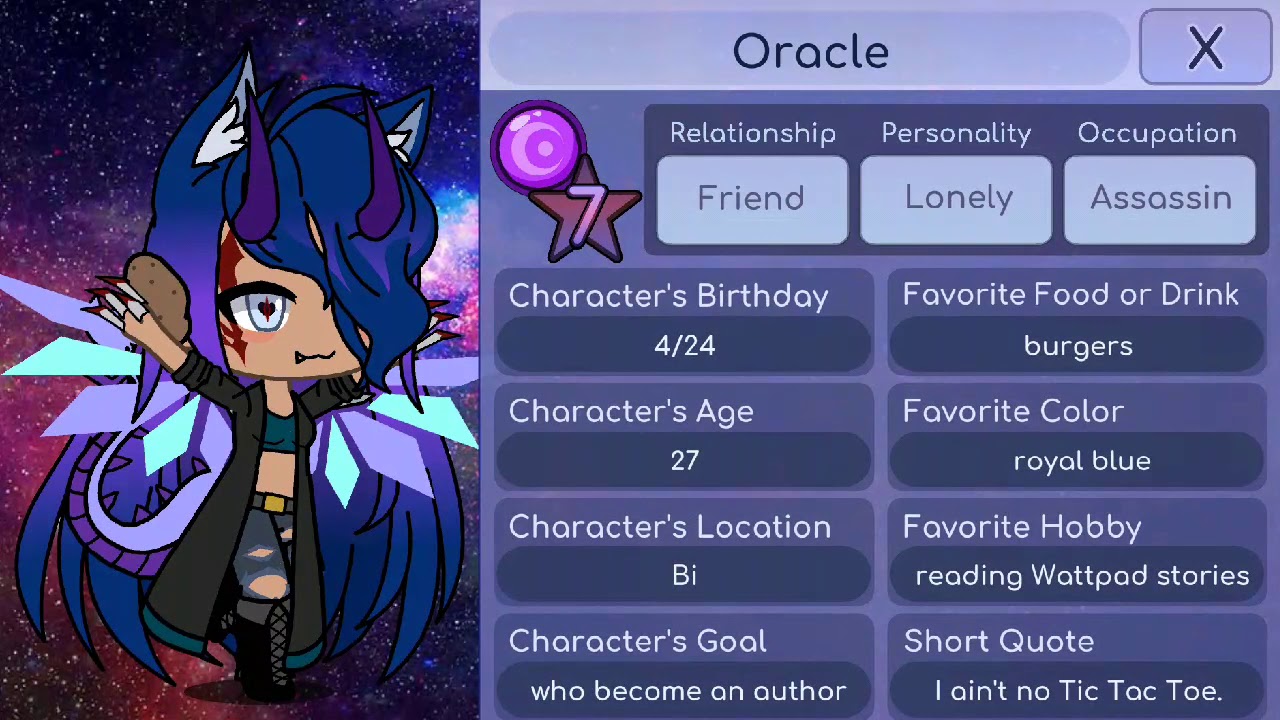 My list of Ocs Part Two!!!! - YouTube