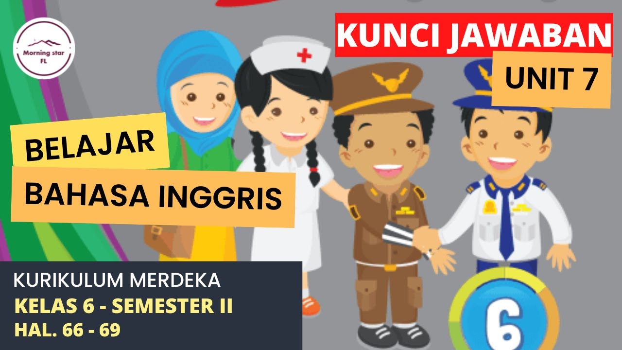 Kunci Jawaban Bahasa Inggris Kelas 6 smt 2 unit 7 hal 66 - 69 - YouTube