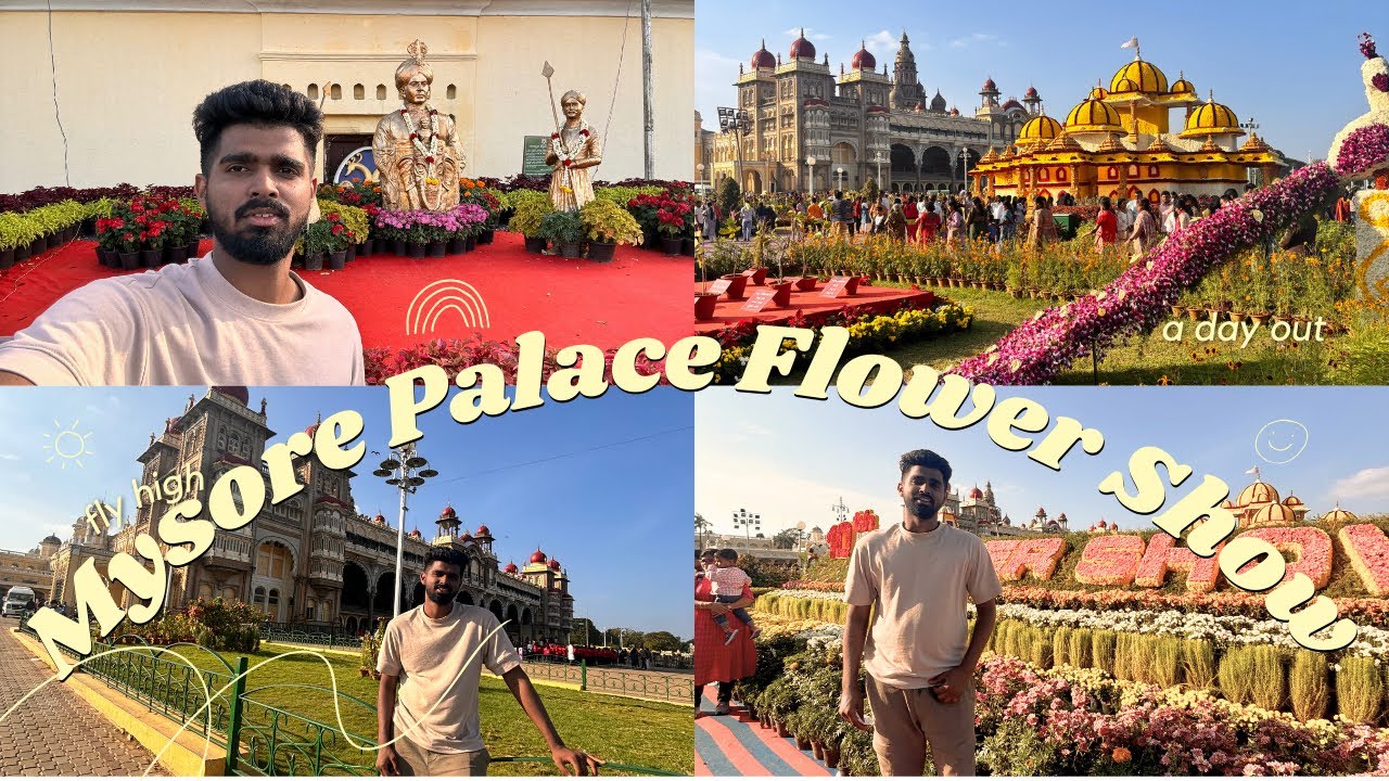 Mysore Palace Flower Show: A Spectacular Display of Blossoms 🔥 - YouTube