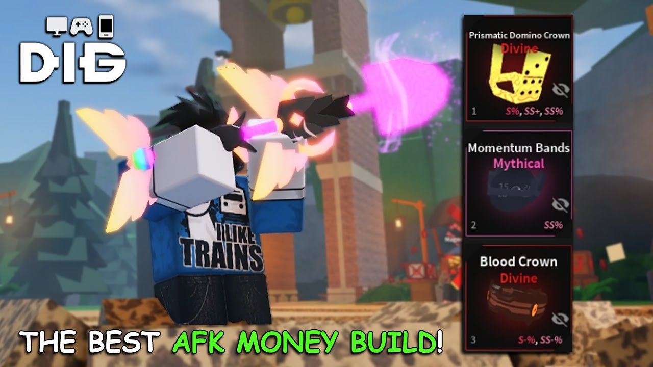 The EXPLOITER'S BUILD For PRISMATIC SHOVEL in Roblox DIG! - YouTube